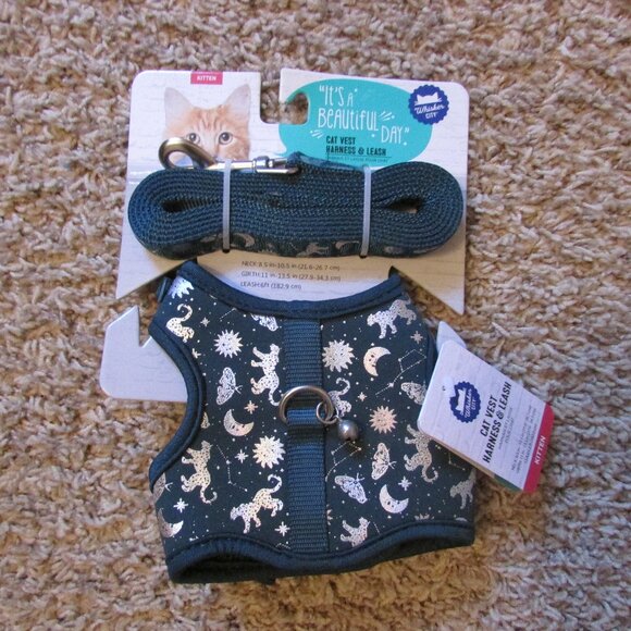 Whisker City | Cat | New Whisker City Kitten Cat Harness Leash Green ...